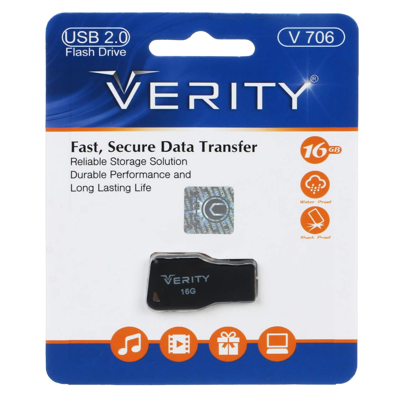 verity-v706-usb2-0-flash-memory-16gb-گارانتی-آسان-سرویس-مشکی