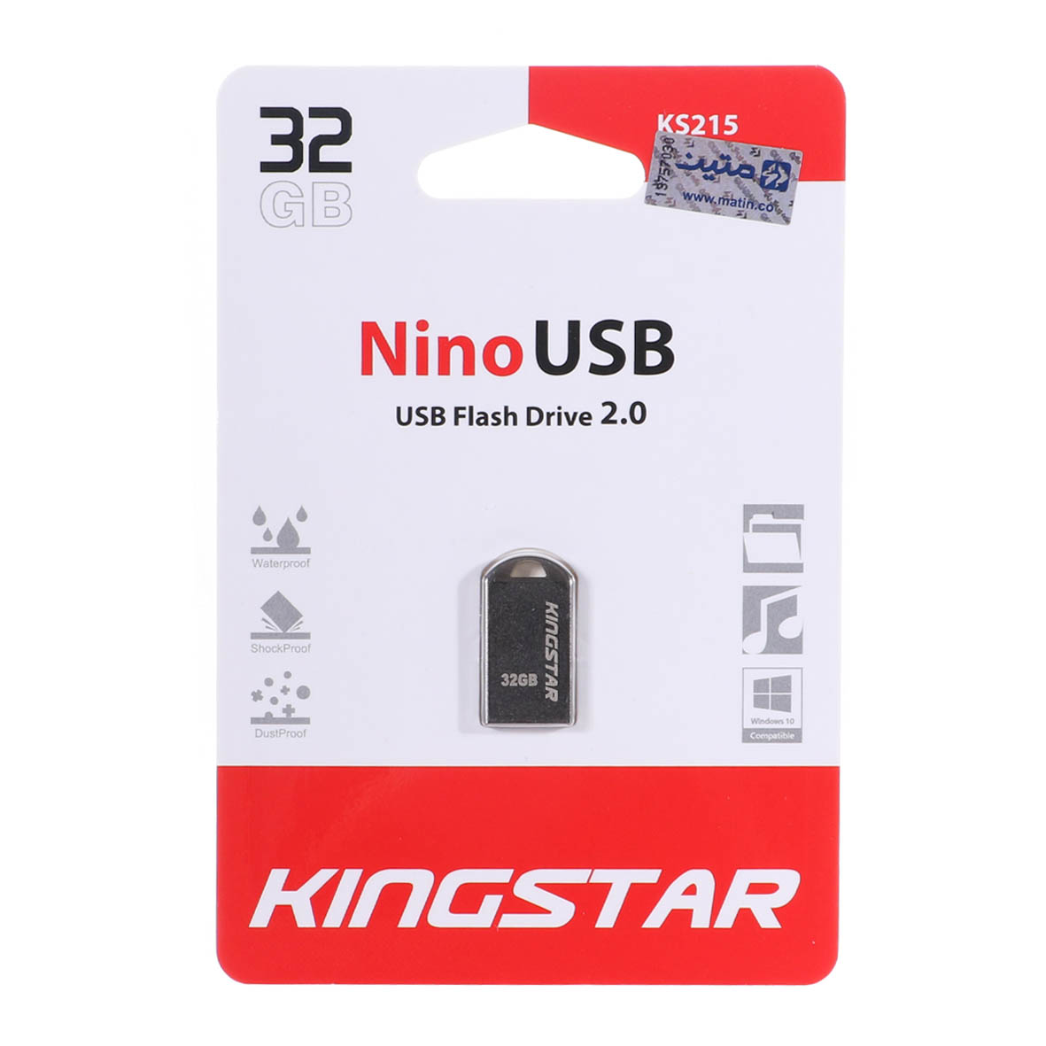 kingstar-nino-ks215-usb2-0-flash-memory-32gb-گارانتی-متین