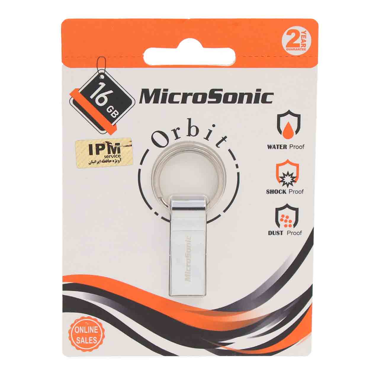 فلش مموری میکروسونیک مدل Orbit USB2.0 ظرفیت 16 گیگابایت