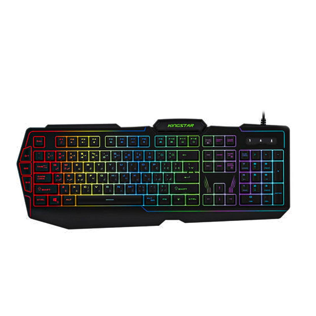 کیبورد-با-سیم-گیم-kingstar-مدل-kb165g-مشکی