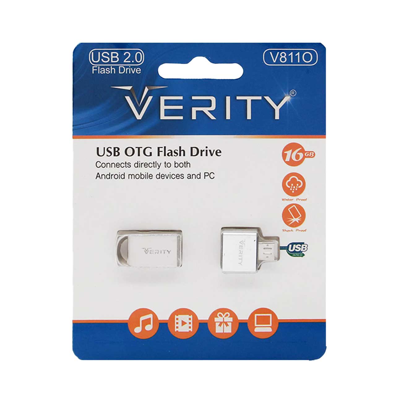 فلش مموری وریتی مدل V810 ظرفیت 16 گیگابایت