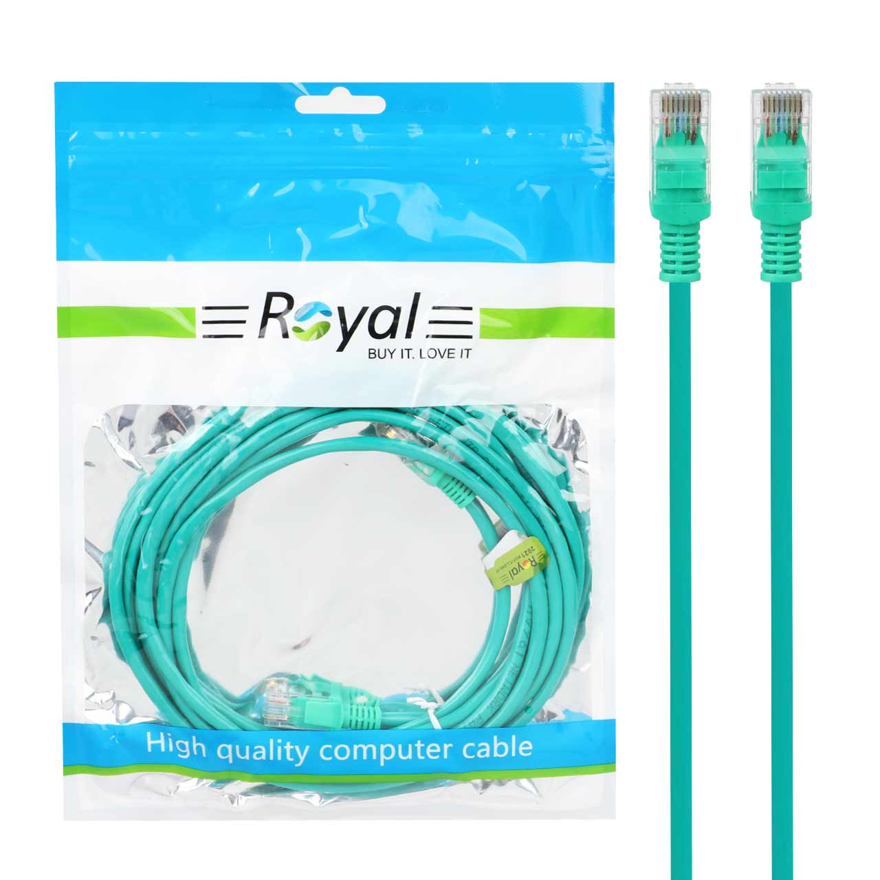 کابل-شبکه-cat-5-رویال-3-متری-قرمز