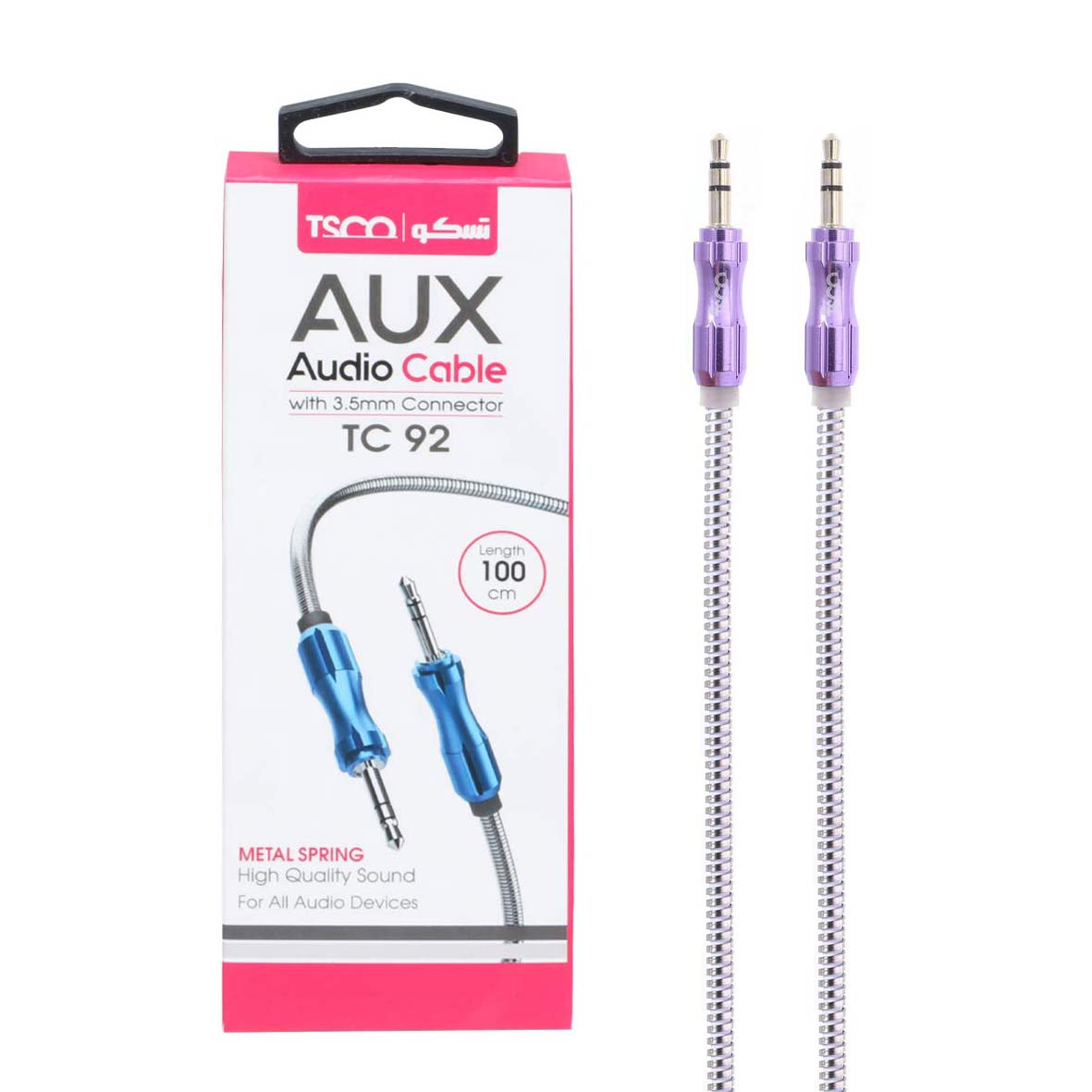 کابل AUX تسکو مدل TC 92 طول 1 متر
