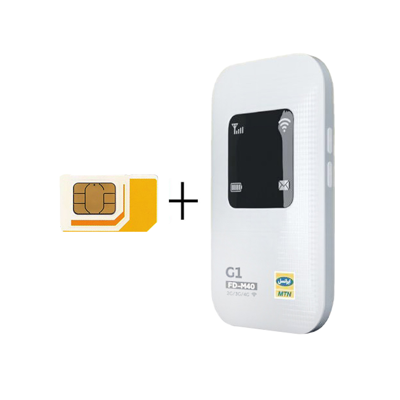مودم 3G/4G قابل حمل ایرانسل مدل FD-M40 G1 همراه با سیمکارت