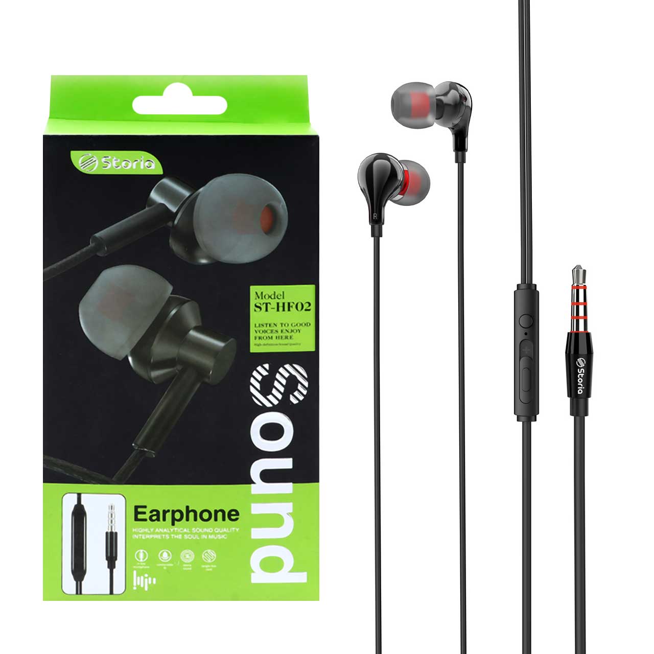 هندزفری استوریا مدل ST-HF02