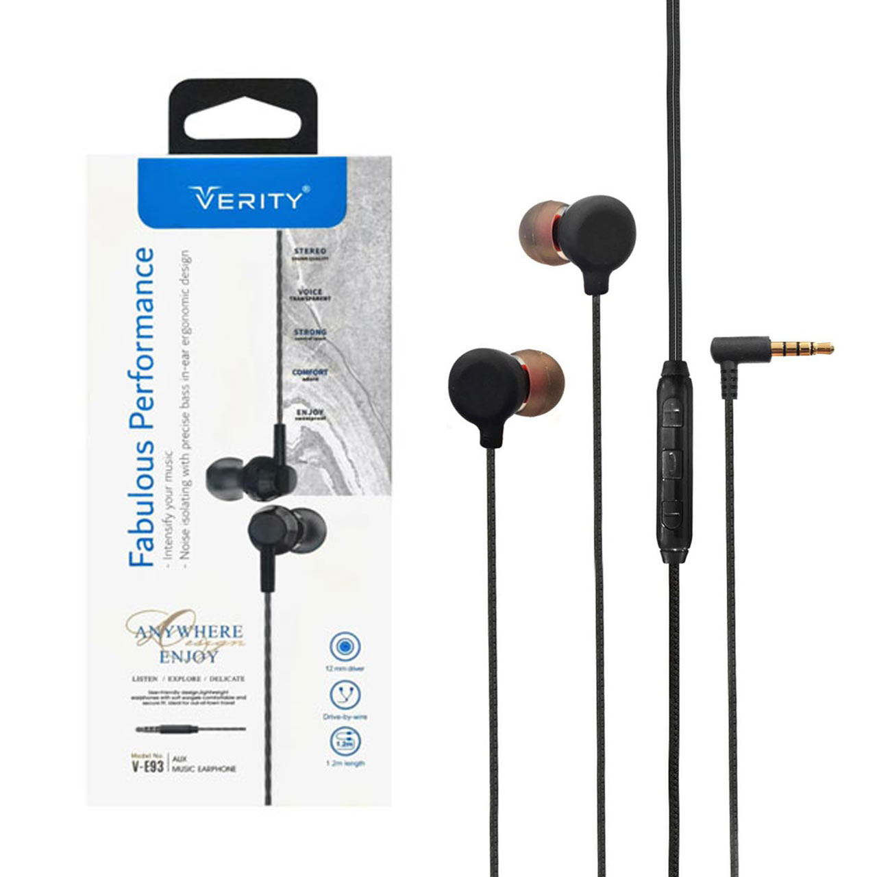 هندزفری باسیم Verity مدل V-E93