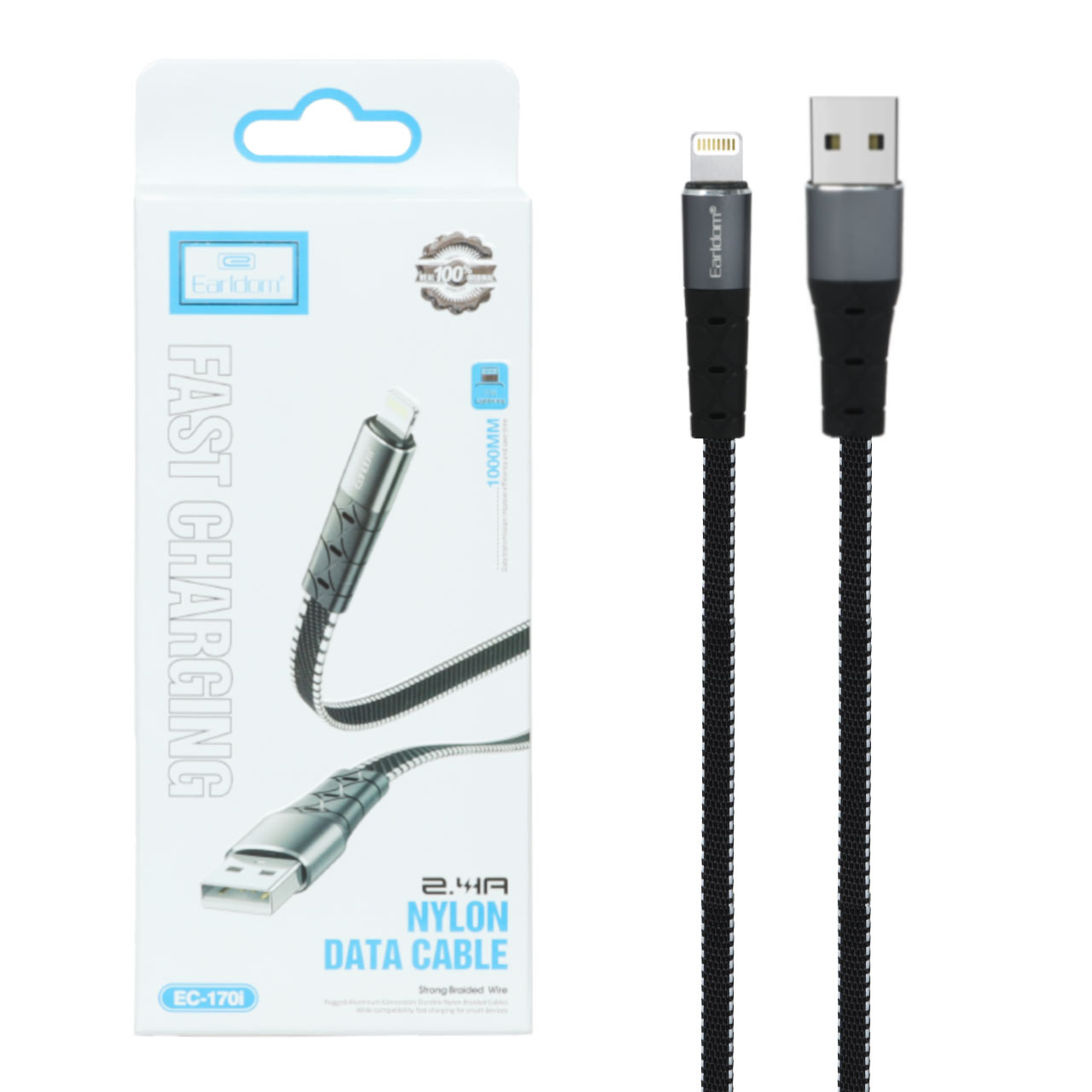 کابل شارژ فست آیفون ارلدام مدل EC-170i