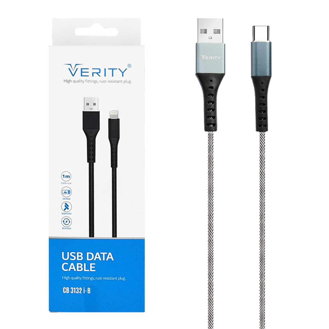 کابل تبدیل Type-C وریتی مدل CB3132 T