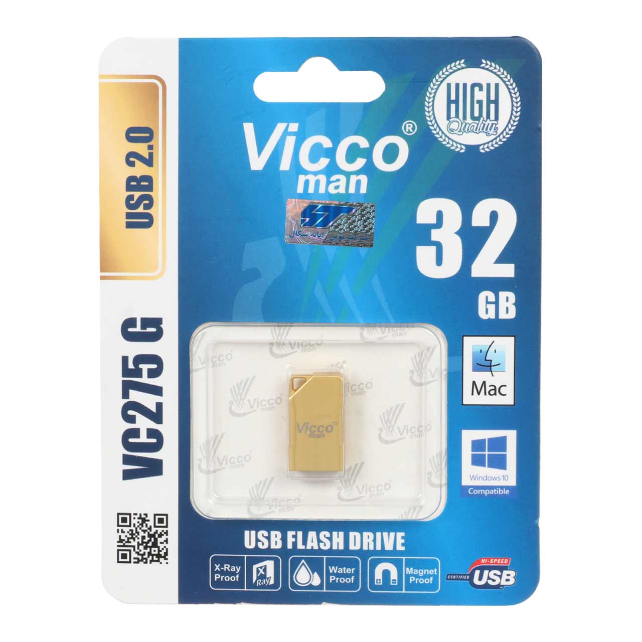 فلش مموری ویکومن مدل VC275 G USB2.0 ظرفیت 32 گیگابایت