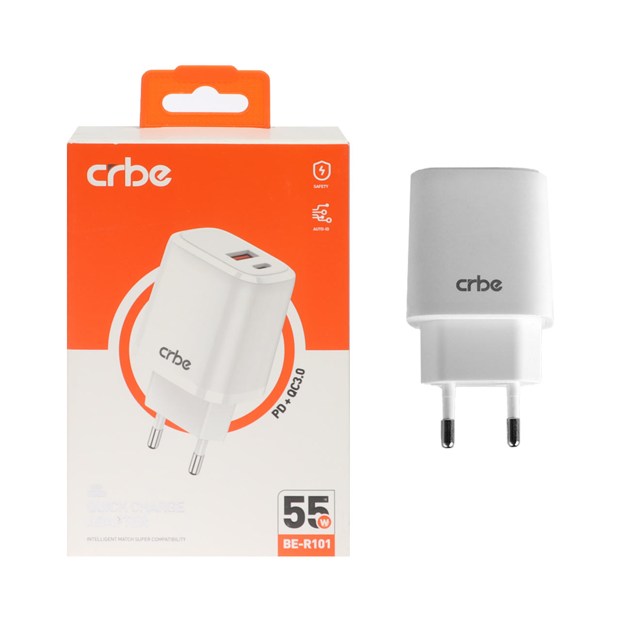 شارژر دیواری فست کربی مدل BE-R101 55W