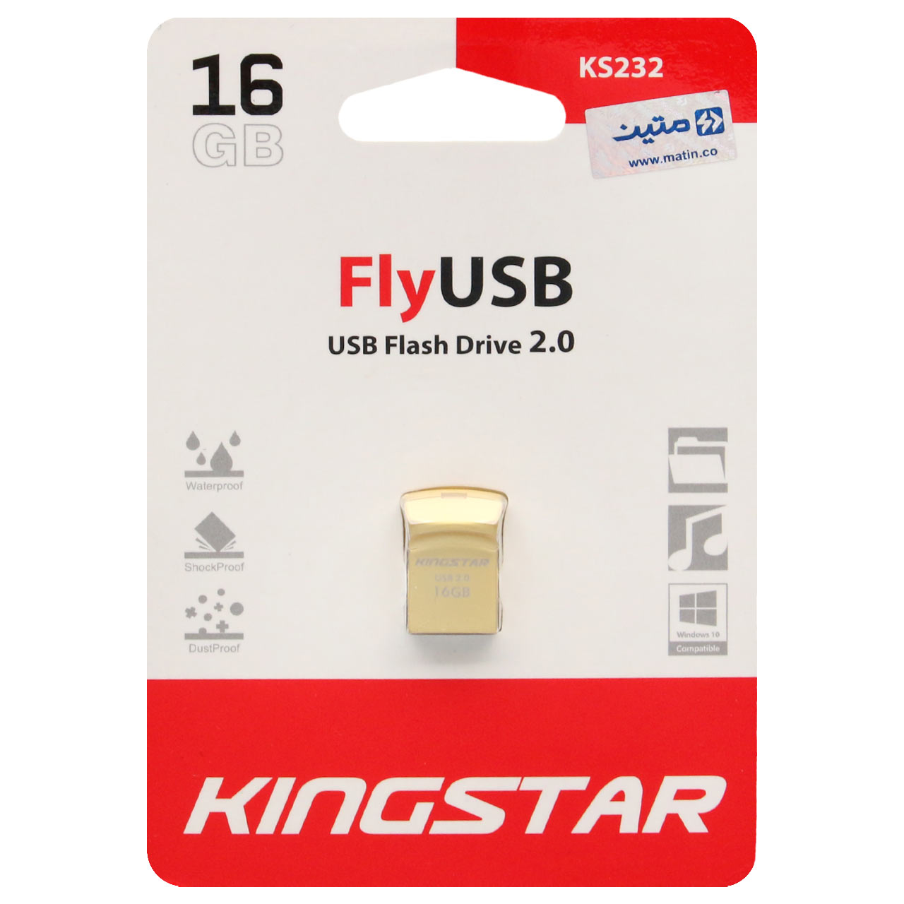 فلش مموری کینگ استار مدل Fly KS232 USB2.0 ظرفیت 16 گیگابایت